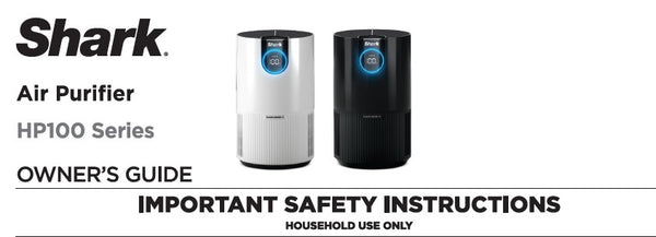 Shark Air Purifier User Manual Model-HP102