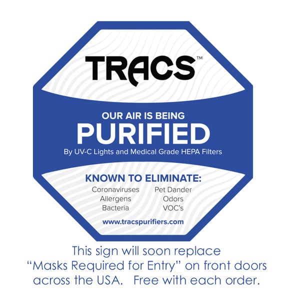 Window Decal - This Air Is Being Purified